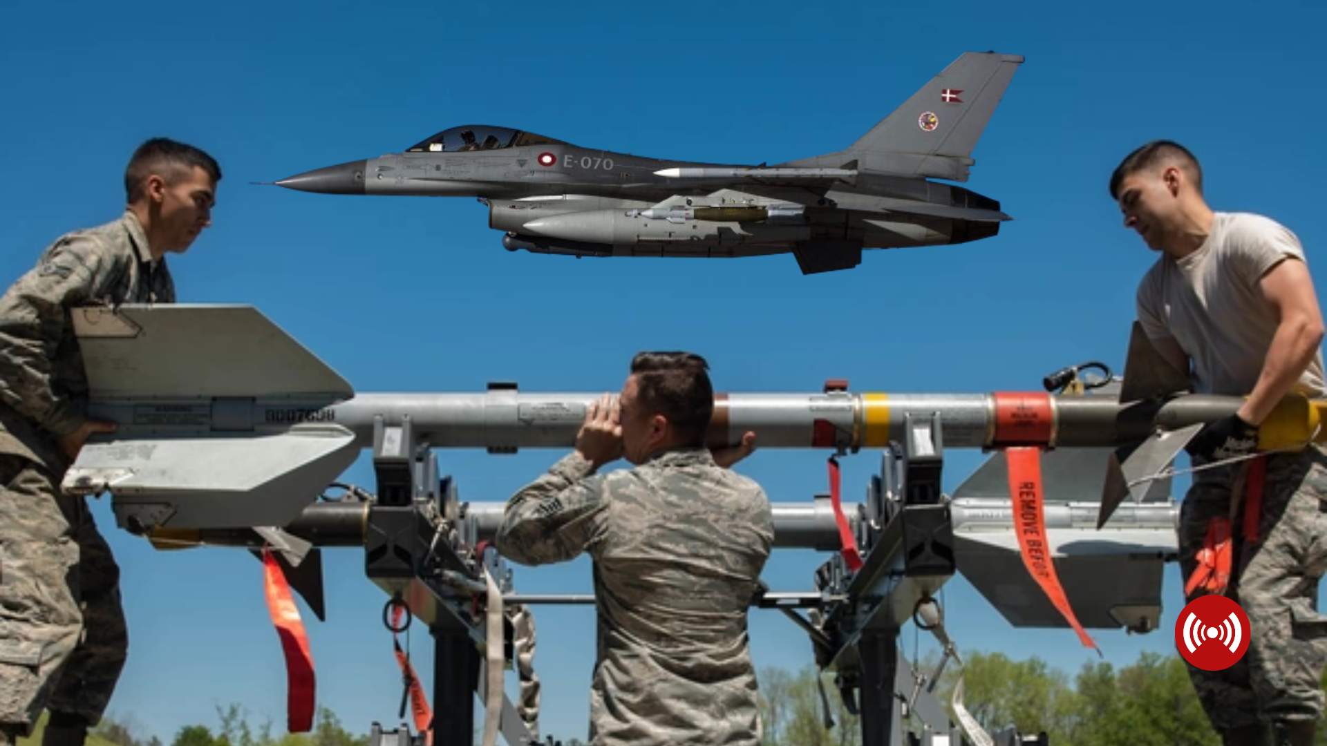 Destinan 350 millones de dólares en armamento para los F-16 comprados a Dinamarca